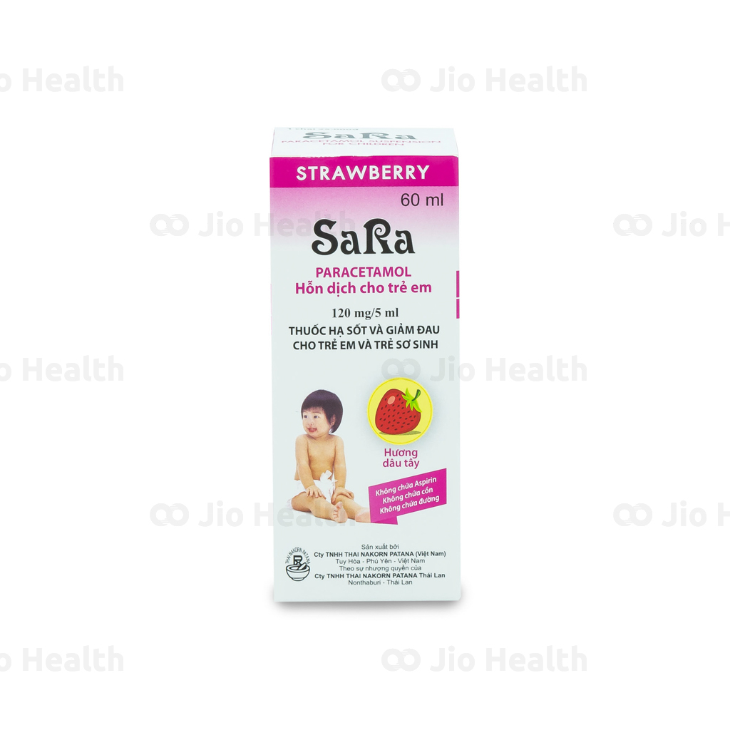 Siro hạ sốt cho bé sara - Lựa chọn an toàn và hiệu quả cho con bạn
