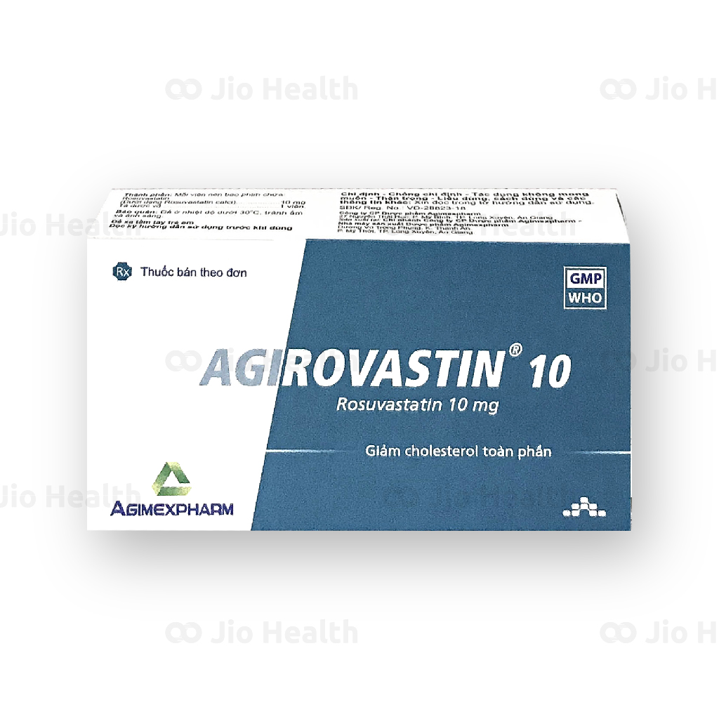 Khám phá công dụng của thuốc agirovastin 10 trong điều trị bệnh gì