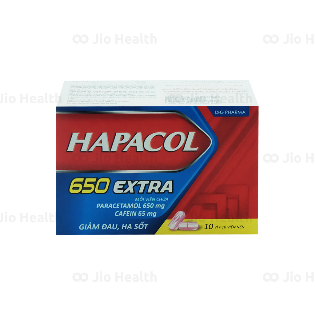 Tác dụng và cách sử dụng thuốc hapacol extra 650 hiệu quả